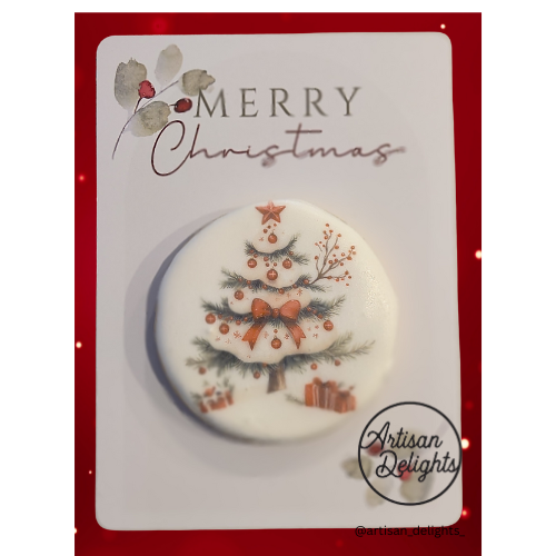 Merry Christmas Card Christmas Tree - Artisan Delights